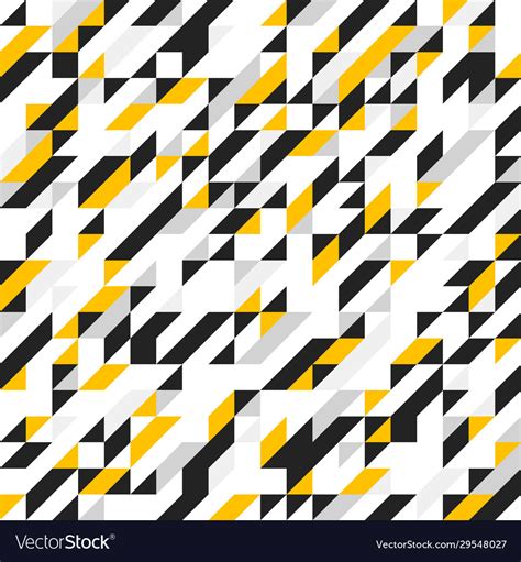 Mosaic Seamless Pattern Geometric Chaotic Tiling Vector Image