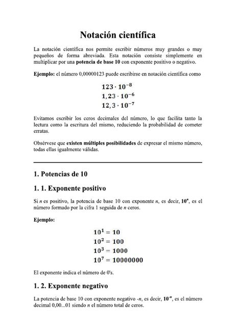 Notacion Cientifica Pdf