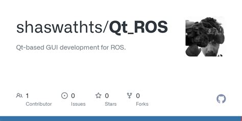 Github Shaswathts Qt Ros Qt Based Gui Development For Ros