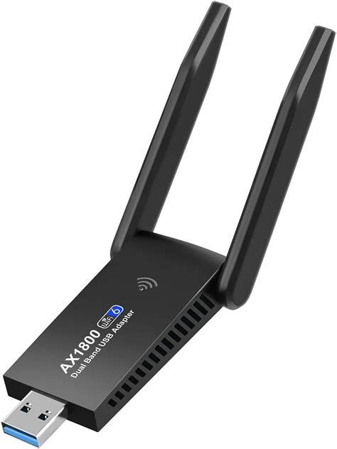 1800mbps Usb Wifi 6 Adapter Ax1800 Usb Wifi Adapter For Pc Desktop Laptop Long Range High Gain