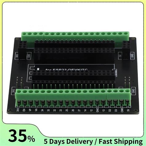 Esp32 Expanding Board Breakout Board For Esp Wroom 32 Esp32 Devkitc Gpio 1 Into 3 38pins Esp32