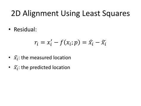ppt chapter 6 feature based alignment powerpoint presentation free