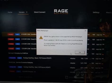 Problem With Rage Client Rragemp