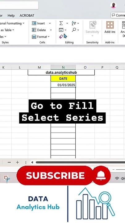 Auto Write Dates In Excel With This Simple Trick In Seconds📅 Excel Excelshorts Youtube