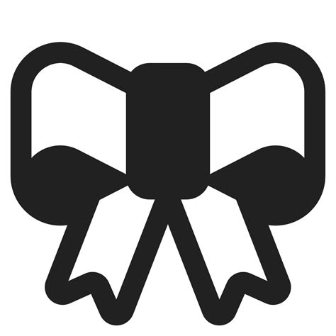 Ribbon Icon Fluentui Emoji Mono Iconpack Microsoft