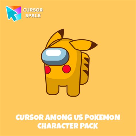 Cursor Cursor Among Us Pokemon Character Pack For Chrome Cursor Space