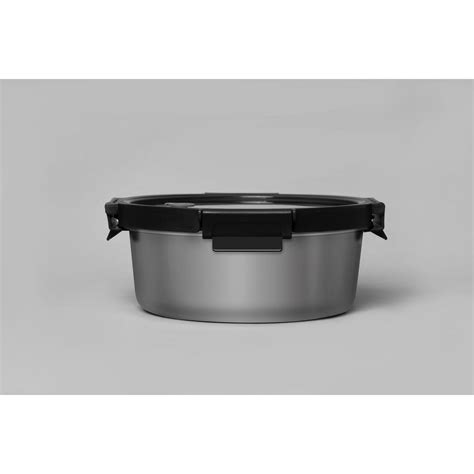 Genicook Microwave Safe Stainless Steel Container Round 24 Or 51 Ounces Genicook