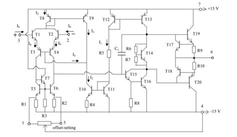 Operational Amplifier Internal Structure