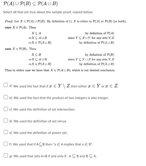 Solved Consider The Following Claim Chegg