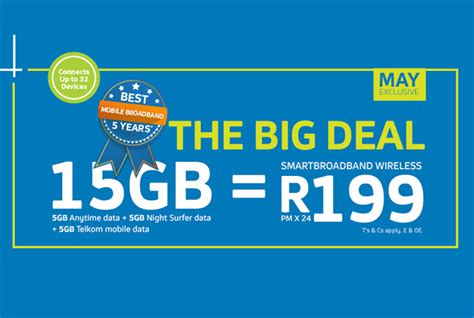 Telkom Adds Another 5GB To R199 LTE Deal