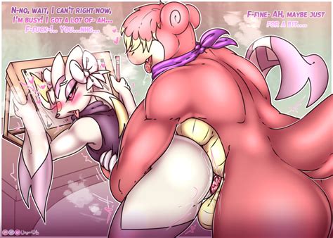 Rule 34 Anthro Ass Balls Big Butt Bodily Fluids Bow Ribbon Drawing