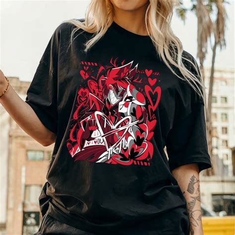 Hazbin Hotel Tshirt Alastor Valentines Shirt Hazbin Hotel Character