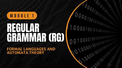 Regular Grammar Rg Cst301 Flat Module 1 Ktu Anna Thomas Sjcet Youtube