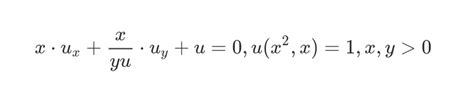 Partial Differential Equations Quasi Linear Pde 1st Order