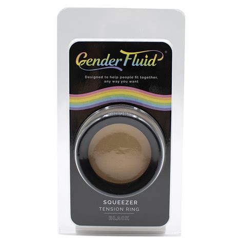 Gender Fluid Squeezer Tension Ring Black