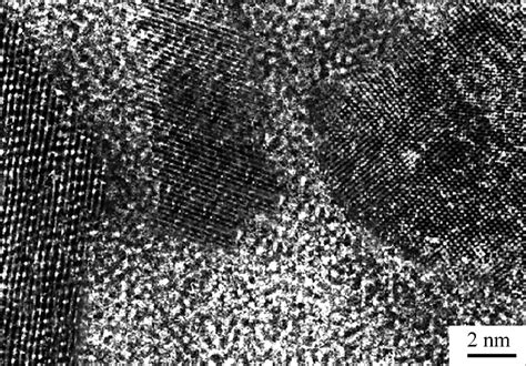 High Resolution Electron Microscope Image Of The Microstructure Of Download Scientific Diagram