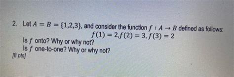 Solved Let A B And Consider The Function F Ab Chegg Com