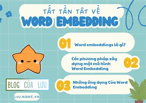 Tất Tần Tật Về Word Embedding Blog Của Lưu
