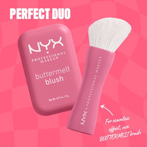 Nyx Professional Makeup Buttermelt Blush Brush Pinkpanda Bg