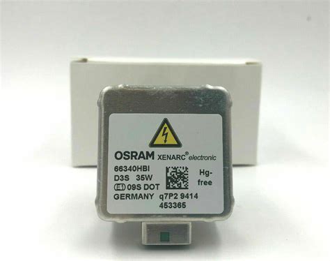 New OEM OSRAM 66340HBI D3S Xenon HID Headlight 35W Bulb - Factory Xenon