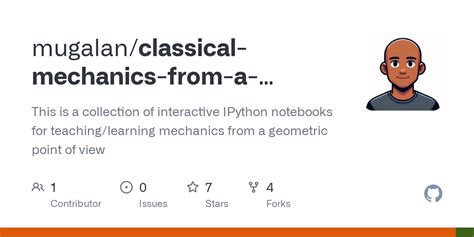 GitHub Mugalan Classical Mechanics From A Geometric Point Of View