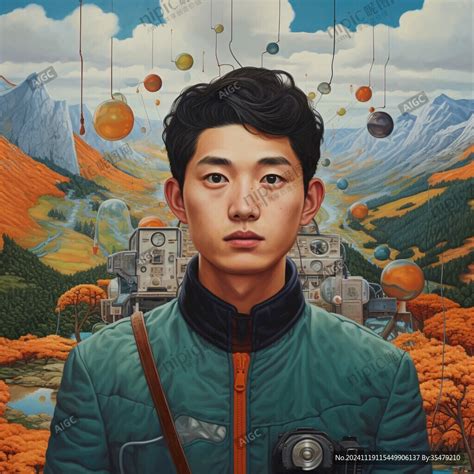 Ai创作图科技男插画 超现实主义画作 写实人物插画 数字肖像插画 科幻题材插画 自拍科幻艺术照 新疆男孩插画 写实人物绘画 数字油画插画设计 青春男孩插画 科幻爱好者 西北农林科技大学插画 超