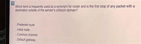 Solved 9 Which Network Device Regenerates Data Passing Over