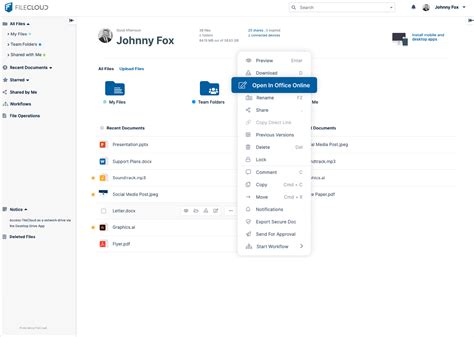 Filecloud Integrates With Microsoft 365