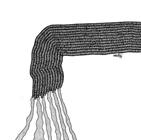 Water Flow Drawing Drawings Abstract Drawings Ballpoint Pen Drawing