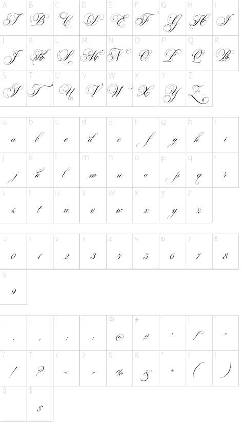 Vl Parfumerie Script Regular Font Details