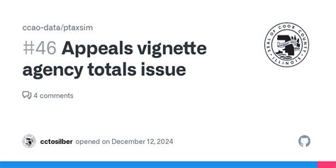 Appeals Vignette Agency Totals Issue · Issue 46 · Ccao Dataptaxsim