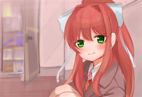 Sitting Next To Monika And Staring Into Her Eyes Varietyart4 On