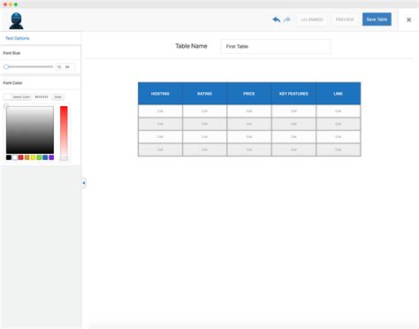 wp table builder wordpress table plugin at wp plugin