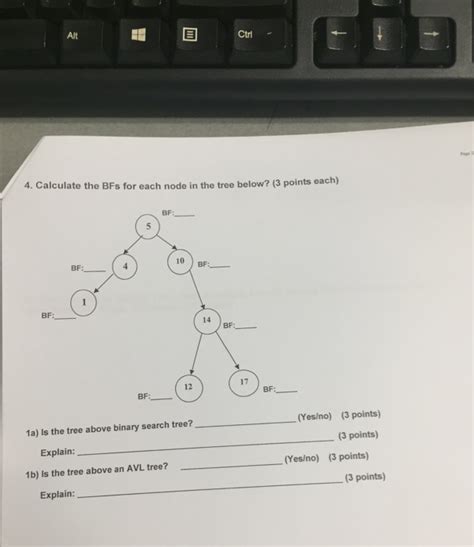 Solved Alt 4 Calculate The Bfs For Each Node In The Tree