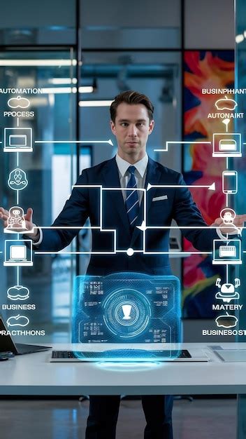 Business Process Management And Automation Concept With Workflow