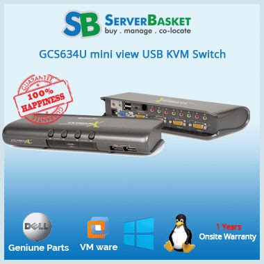 Buy Online Best GCS24U 4 Port USB Cable KVM Switch In India