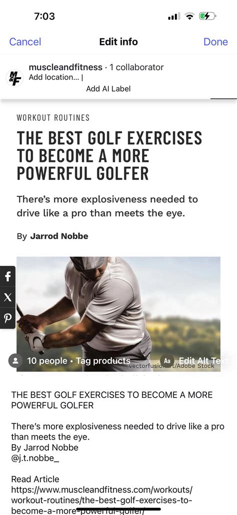 Muscle The Best Golf Exercises To Become A More Powerful Golfer There