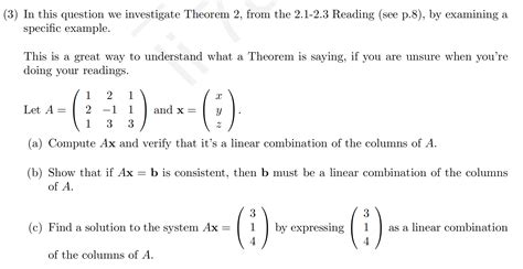 Solved In This Question We Investigate Theorem From Chegg