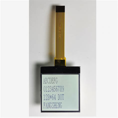 Custom Dot Matrix Fstn Lcm Display Module 128x64 Pixels Graphic Cog Lcd Module
