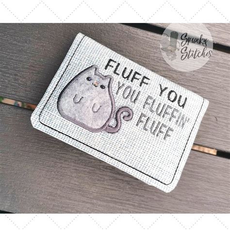 Fluff You You Fluffin Fluff Mini Notebook Cover