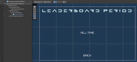 リーダーボードの Ui を準備する 全期間のリーダーボード Unity モジュール Accelbyte Documentation