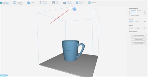 selfcad in built slicer