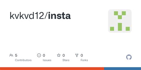 GitHub Kvkvd Insta