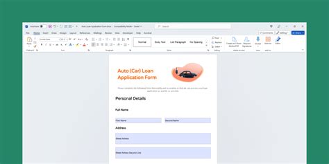 How To Create A Fillable Form In Word