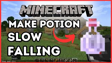 How To Make Potion Of Slow Falling In Minecraft Full Guide Youtube