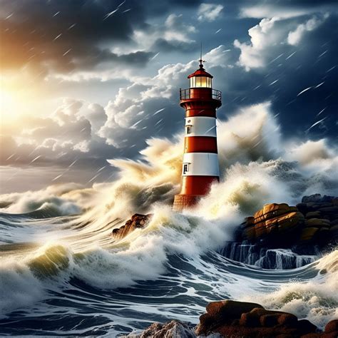 Ai Generiert Leuchtturm Ozean Kostenloses Bild Auf Pixabay