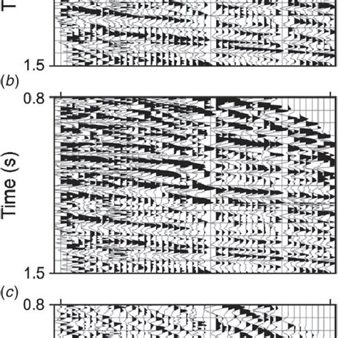 Panels Of A The Result Of Svd Based Filtering B The Result Of