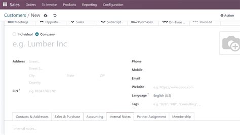 Configure Create New Customers In Odoo 16 Sales App