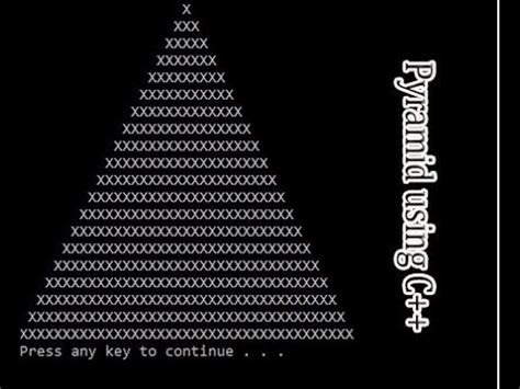 C Program To Print The Pyramid Using Nested For Loop How To Print The Pyramid Using C
