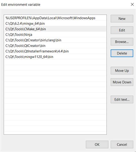 Configuring Qt 6x And Cmake For Windows 10 · Github